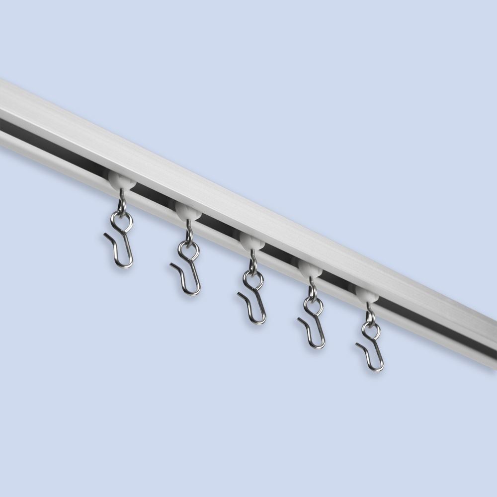 Curtain Track (3') - Ceiling / Wall - Visual Graphx, LLC.